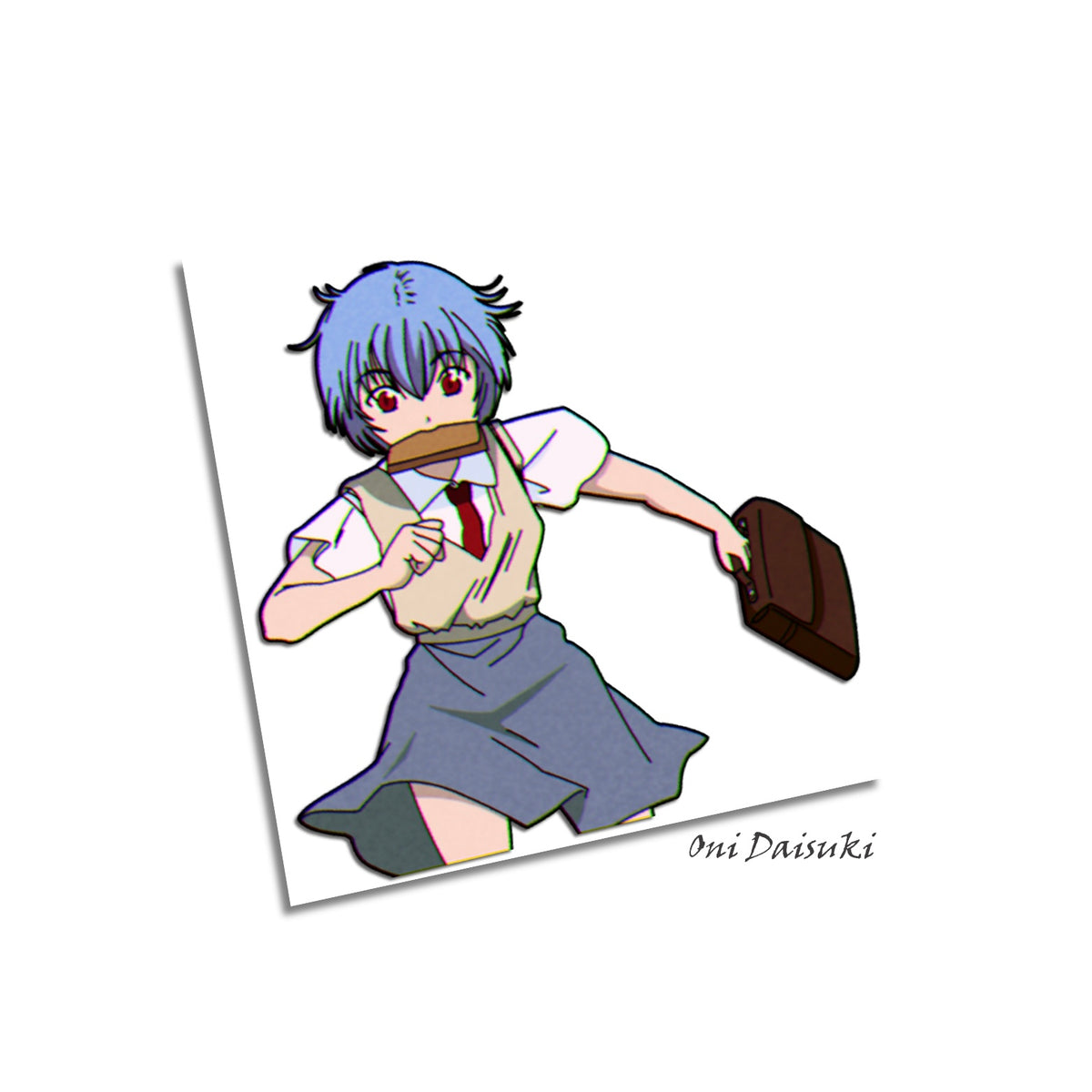 Rei Toast Retro Kiss-Cut – Oni.Daisuki